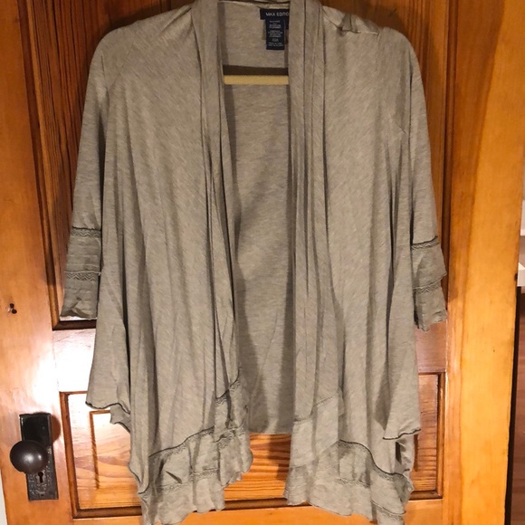 Max Studio | Sweaters | Max Studio Drapey Cascade Cardigan Xs | Poshmark
